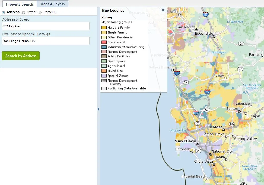 San Diego Zoning Map: For your Investing and Development Convenience